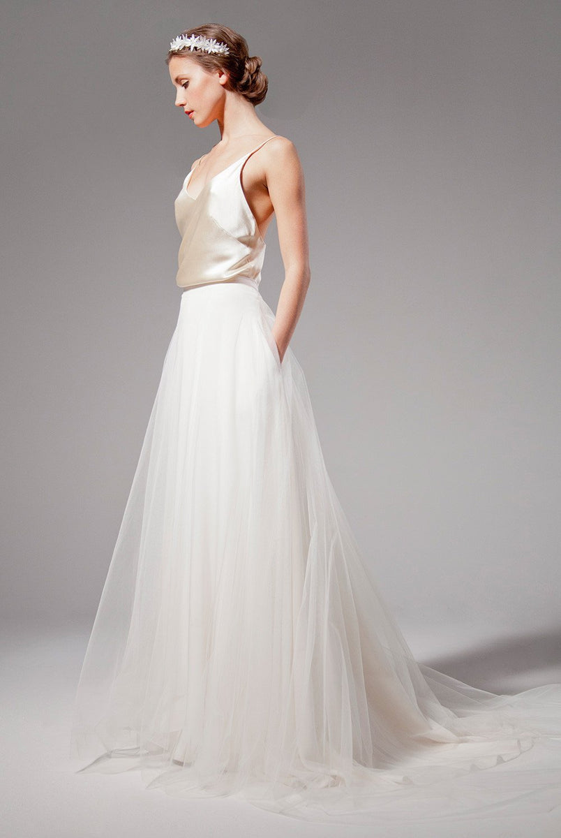 Lucille tulle skirt with Elsa cami – Sabina Motasem